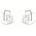Quarter Panel Extension Seal Pair 64-66 | Classic Mustang Parts